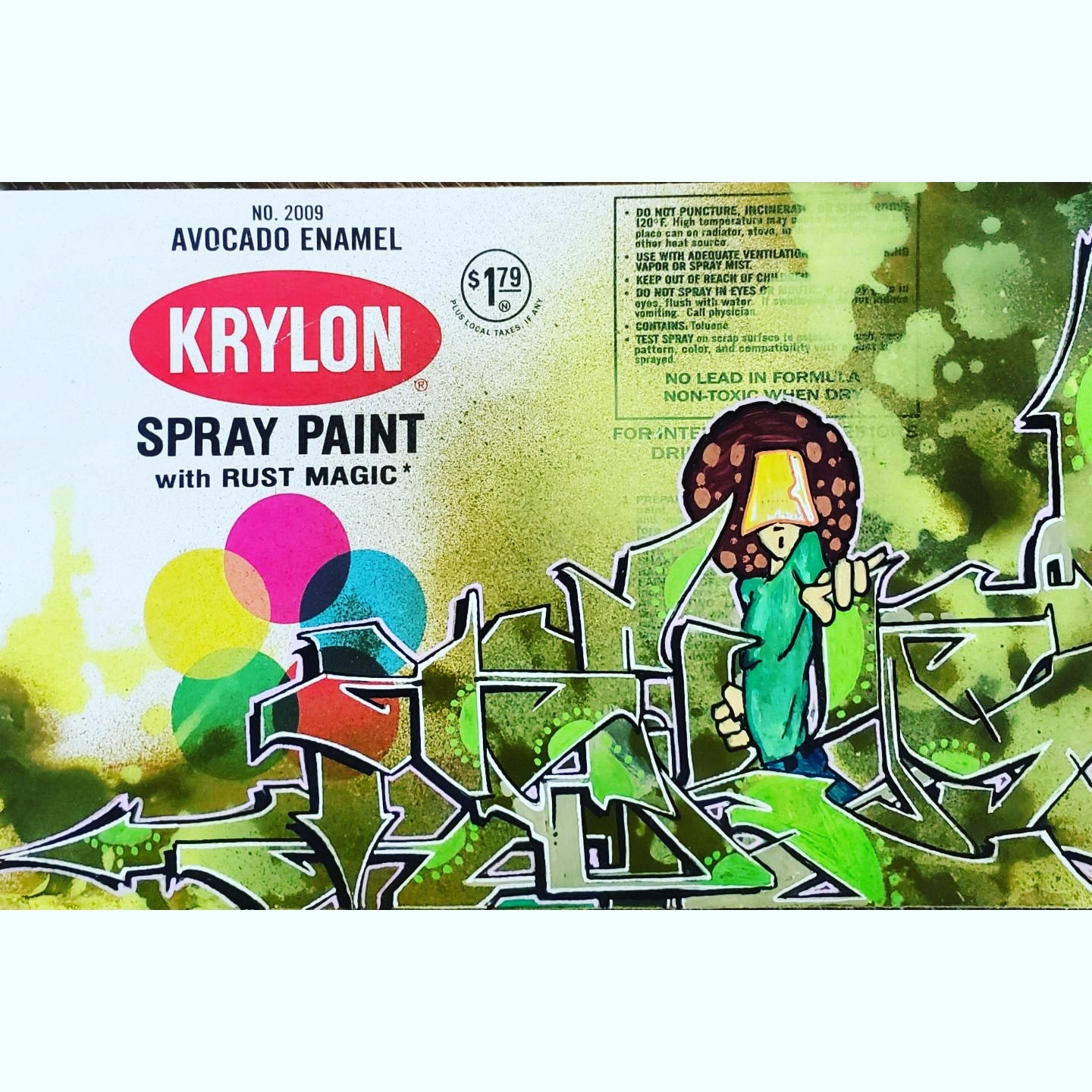 Avocado #2009 krylon label